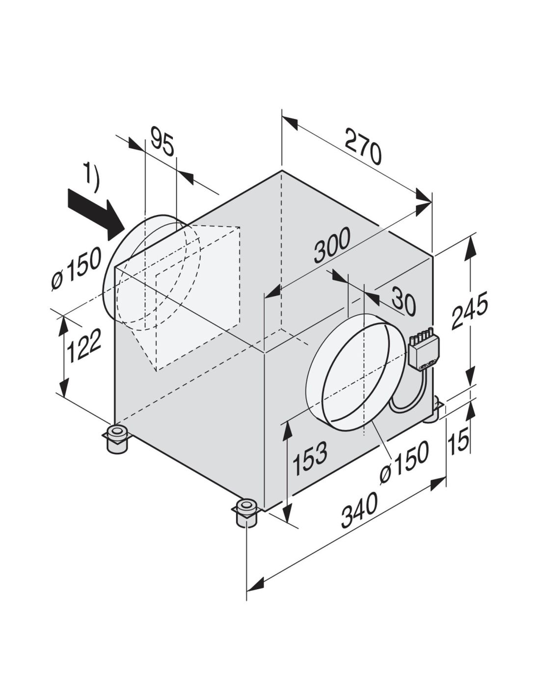 MIELE ABLG 202 External motor